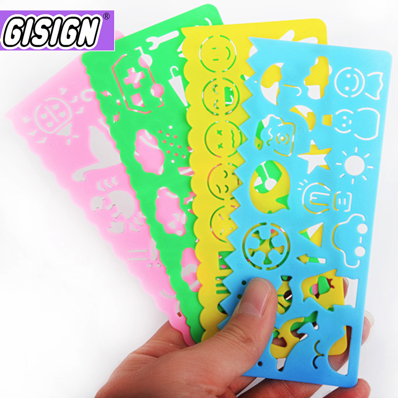 4Pcs DIY Spirograph Stencils Ruler Early Learning ... – Vicedeal