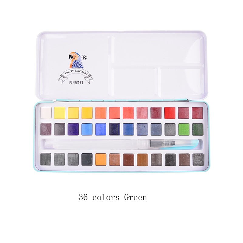 Meiliang Solid Watercolor Paint Set Watercolour Pa... – Vicedeal