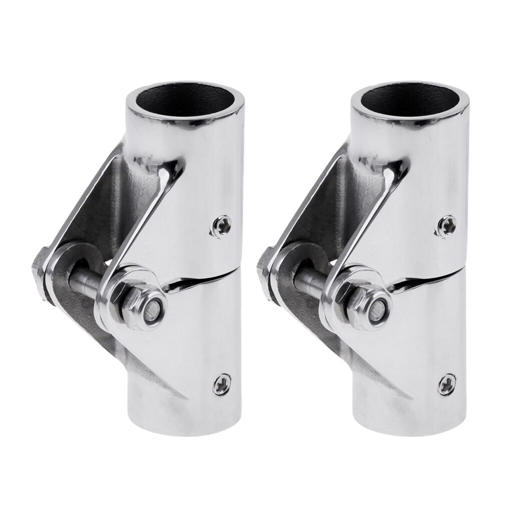 2pcs 22mm Boat Rail Fittings Swivel Tube Connector... – Vicedeal