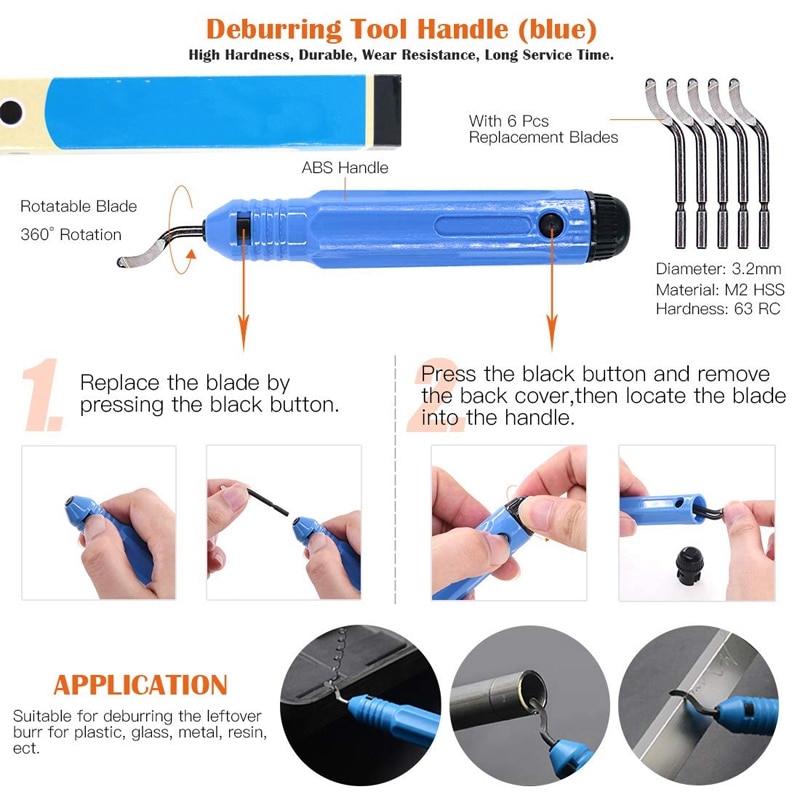42 Piece 3D Print Tool Kit Includes Debur Tool, Cl... – Grandado