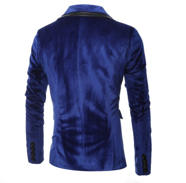 Men's Suit Suede Men's Casual Suits Men Business S... – Grandado