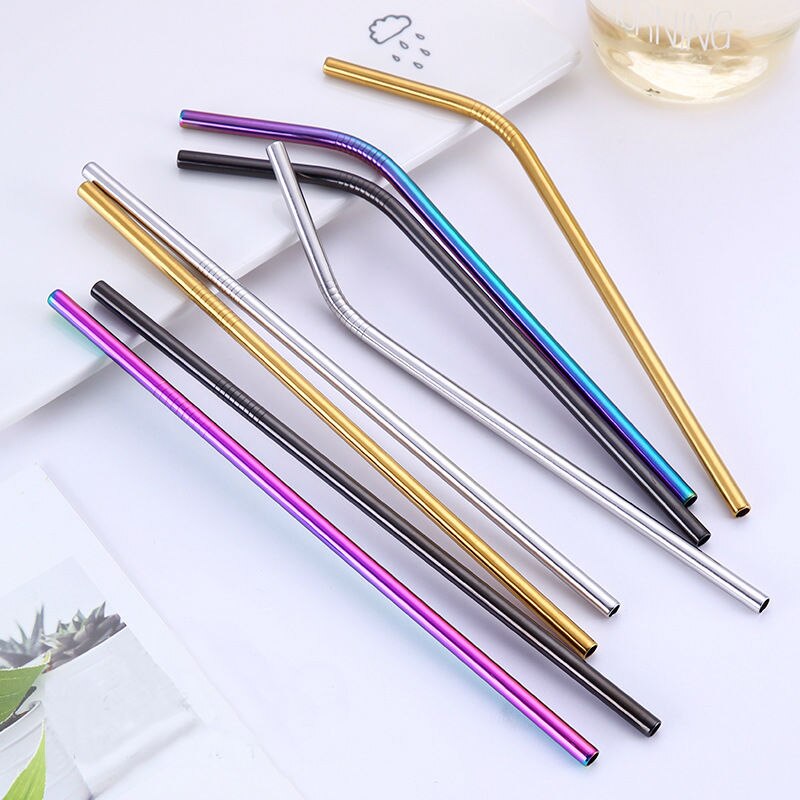 30pcs Stainless Steel Straws Reusable Drinking Mil... – Vicedeal