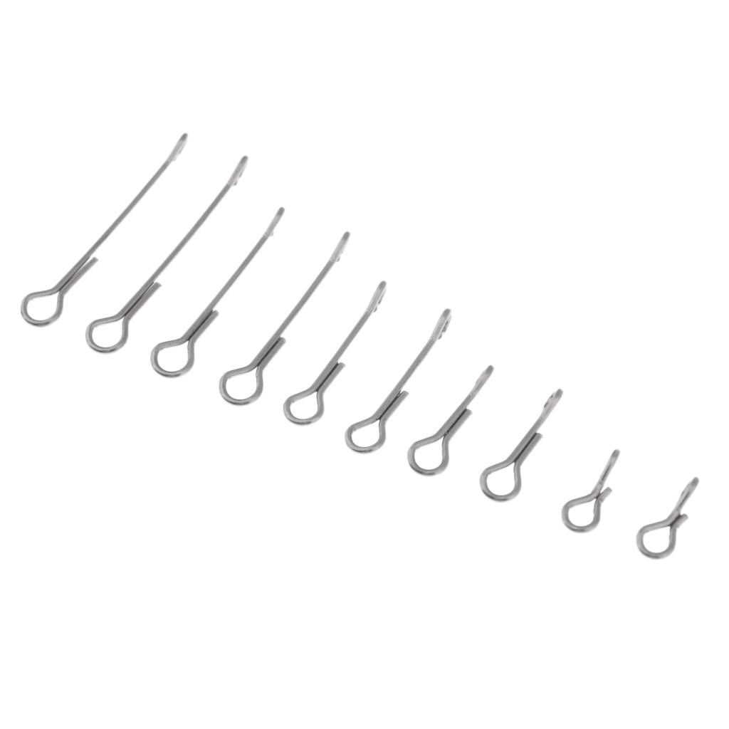 Pack of 10 Fly Tying Articulated Shanks Fishing Fl... – Grandado