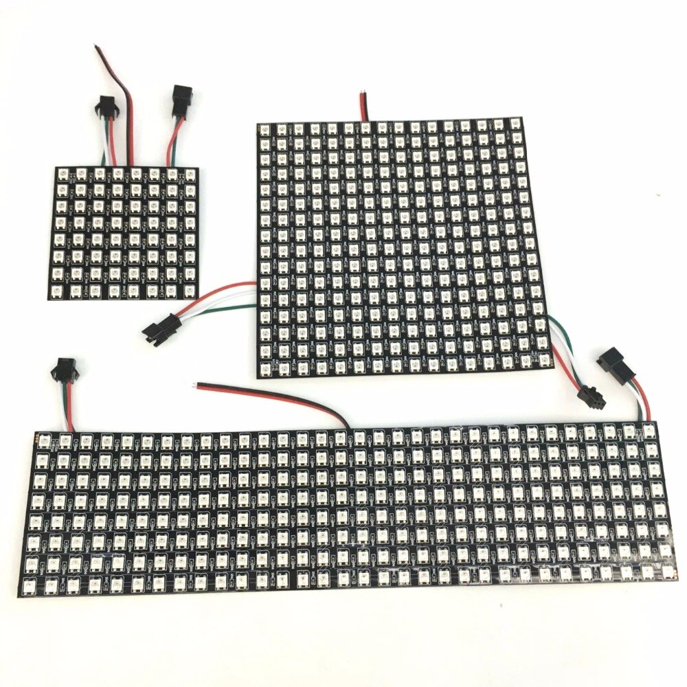 WS2812B Digitale Flexibele LED Panel 8*8 16*16 8*3... – Vicedeal