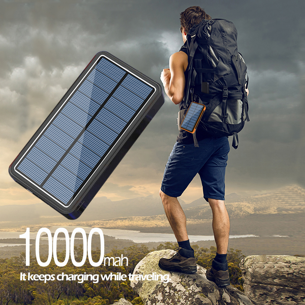 2W Portable Solar Charger Built-in 10000mah Batter... – Vicedeal