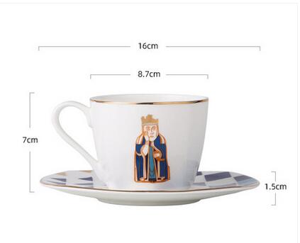 Vintage The British Museum King Queen Coffee Cup A... – Grandado