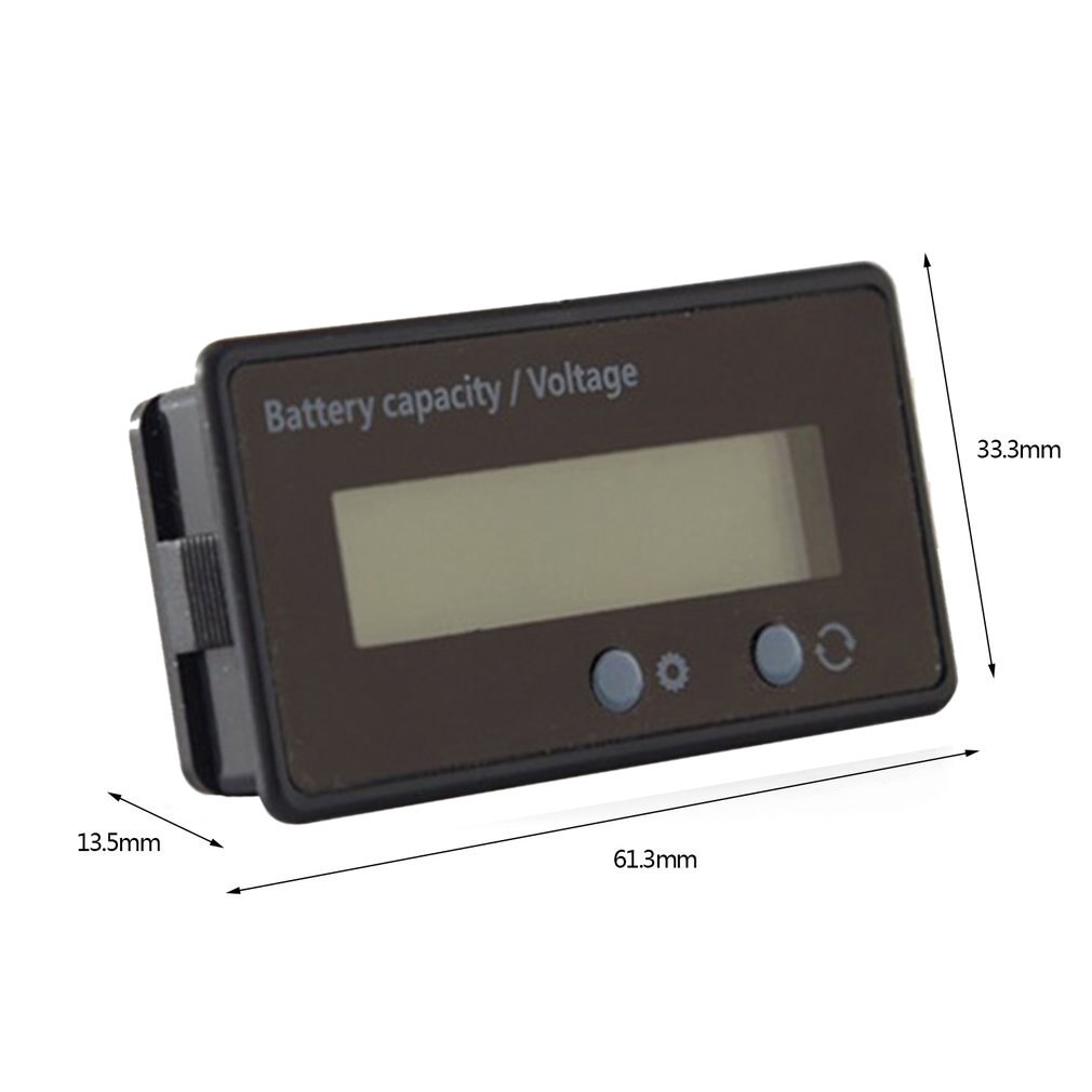 Universal Waterproof 6-63V Digital LCD Display Aci... – Grandado