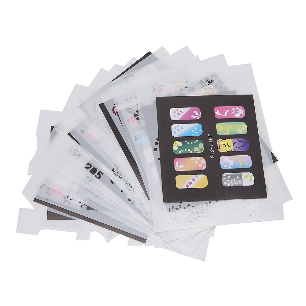 20pcs Nail Art Printing Template Stencil Reusable ... – Vicedeal