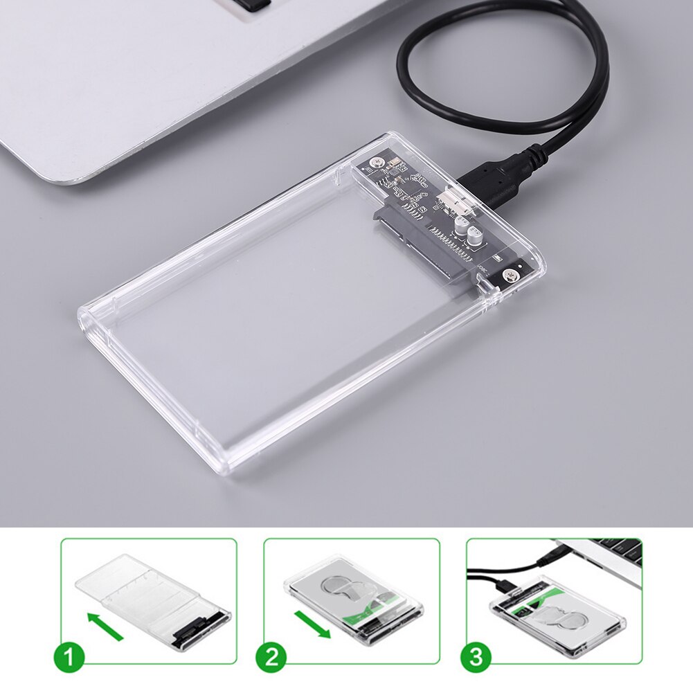 USB3.0 HDD Enclosure 2.5 inch Serial Port SATA SSD... – Vicedeal