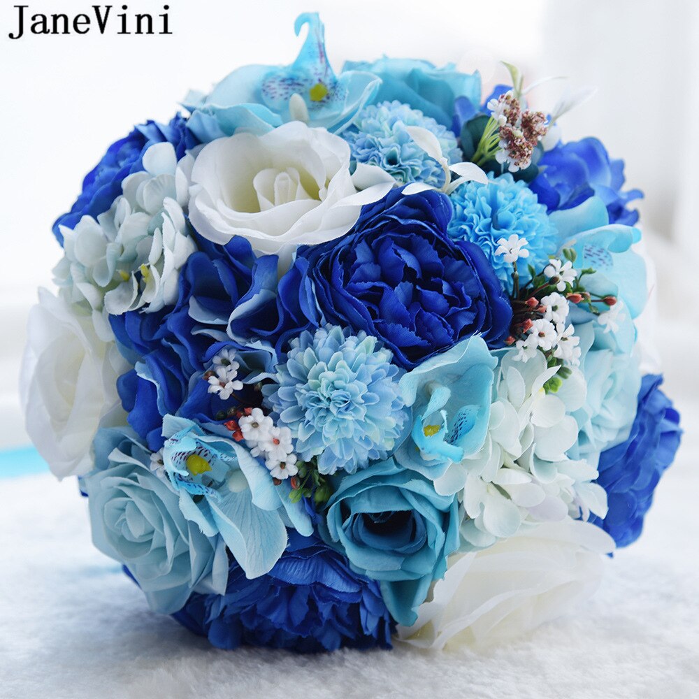 JaneVini-Ramo de Flores artificiales de seda, Ramo... – Grandado