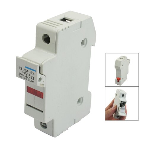 RT18-32X AC 380V 32A 1 Pole 10x38mm DIN Rail Mount... – Vicedeal