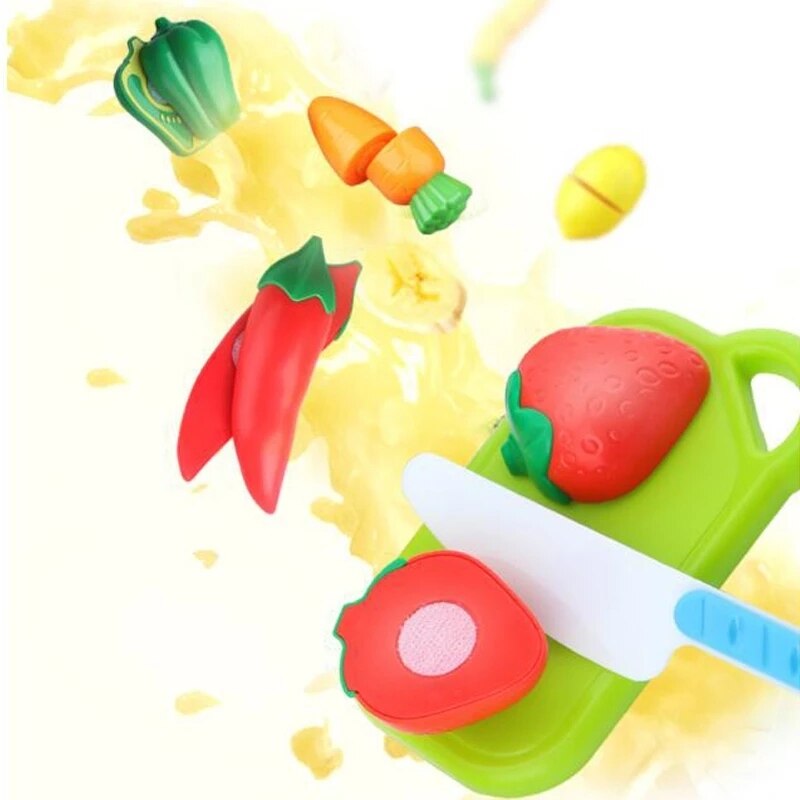 Girls Toys Cutting Fruit Vegetable Miniature Food ... – Grandado