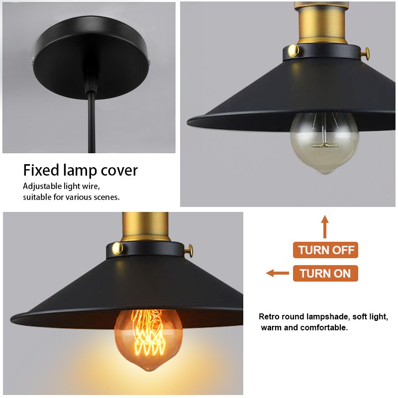 Edison Loft Stijl Vintage Industriële Retro Hangla... – Vicedeal