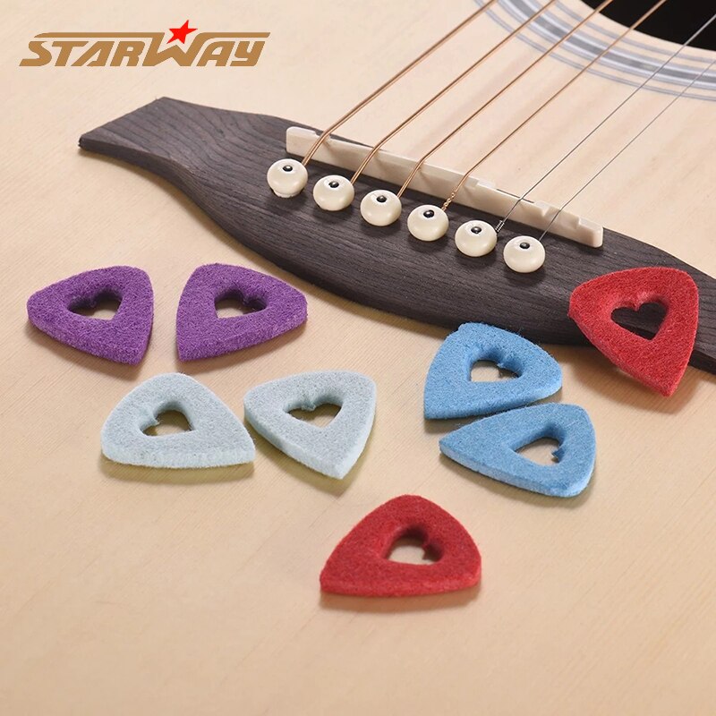 STARWAY 8pcs 3.5mm Guitar Picks Synthetic Soft Fib... – Grandado