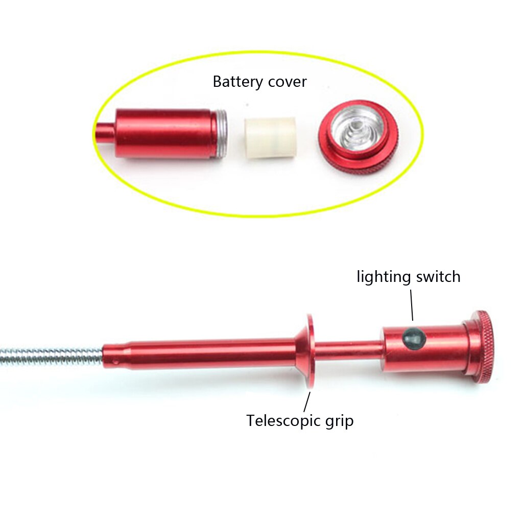 Claw Magnetic Pick-up Tool 4 Claws with Bright LED... – Grandado