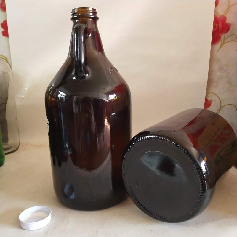 2L Laboratory Reagent Bottle Sealed Jar Brown Cali... – Vicedeal