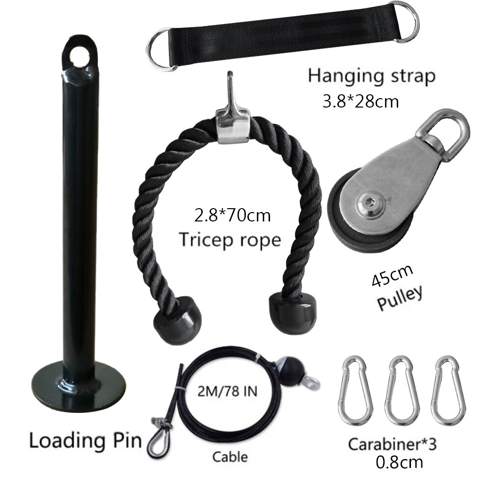 Fitness Pulley Cable System DIY Loading Pin Liftin... – Vicedeal