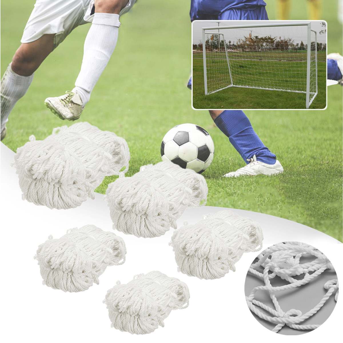 Soccer Ball Goal Net Football Nets Polypropylene M... – Grandado