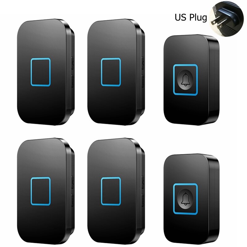 Smart Wireless Doorbell Waterproof 300M Remote US ... – Vicedeal