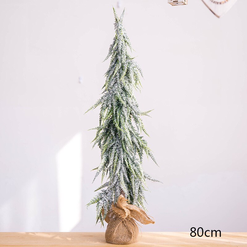 Snow Christmas tree desktop mini Christmas tree sh... – Grandado