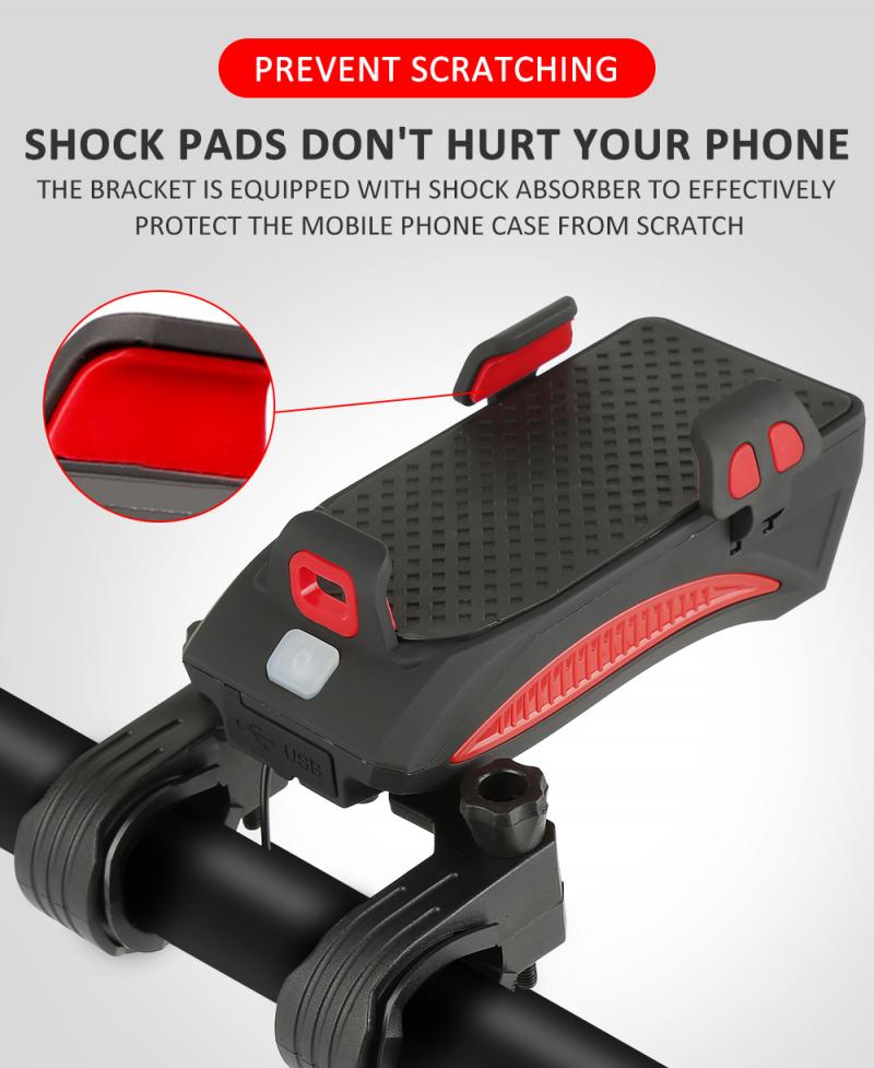 Fietsen Front Light Mobiele Telefoon Houder Hoorn ... – Grandado