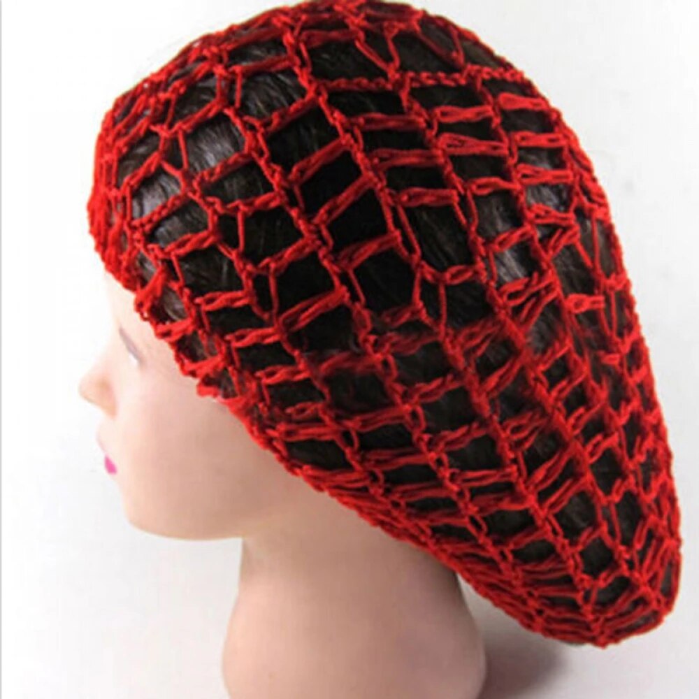 Women Ladies Soft Rayon Snood Hair Net Crocheted H... – Grandado