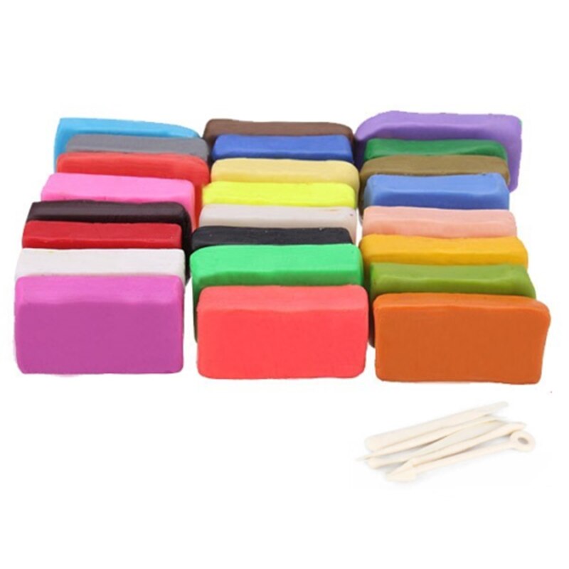 32pcs/set Mixed Colors Soft Polymer Clay Oven Baki... – Grandado