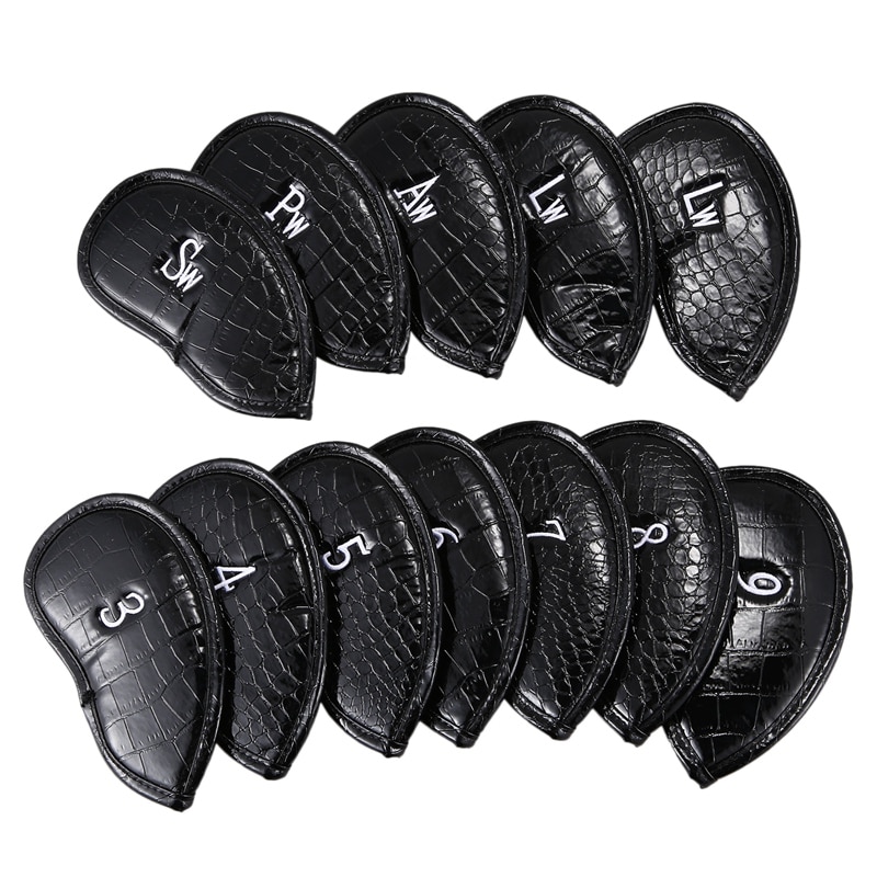12Pcs Exquisite Pu Golf Club Cap Protector Golf Ir... – Vicedeal