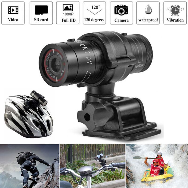 Mini F9 HD 1080P Bike Motorcycle Helmet Sport Camera Video Recorder DV ...