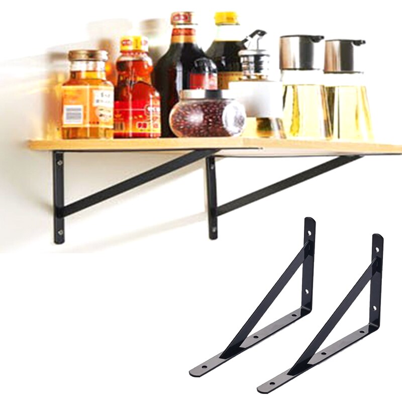 Stainless Steel L-Shaped Braces Wall Shelf Bracket... – Vicedeal
