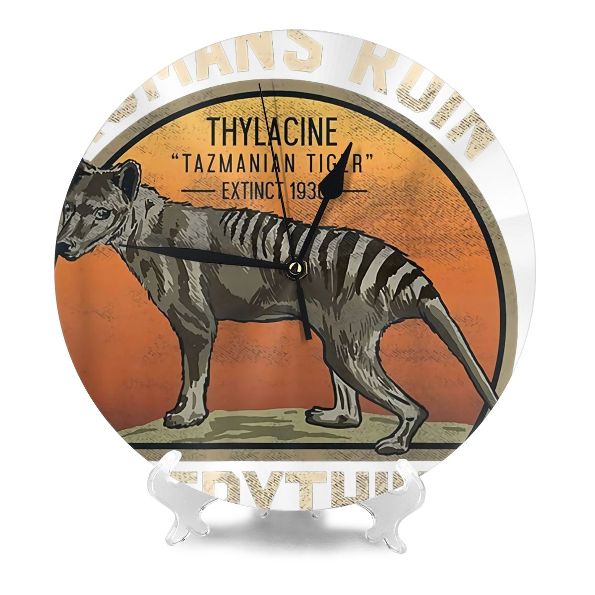 Tasmanian Tiger Thylacine Australian Extinct Anima... – Vicedeal