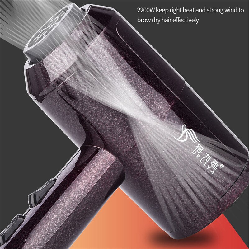 2200W Large Power Hair Dryer Quick Drying Below Dr... – Grandado