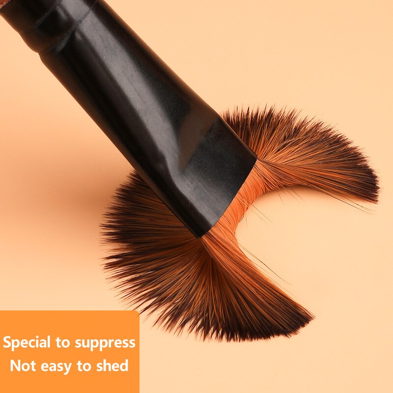 Oil Gouache Acrylic Paint Brush Flat Head Nylon Wo... – Grandado