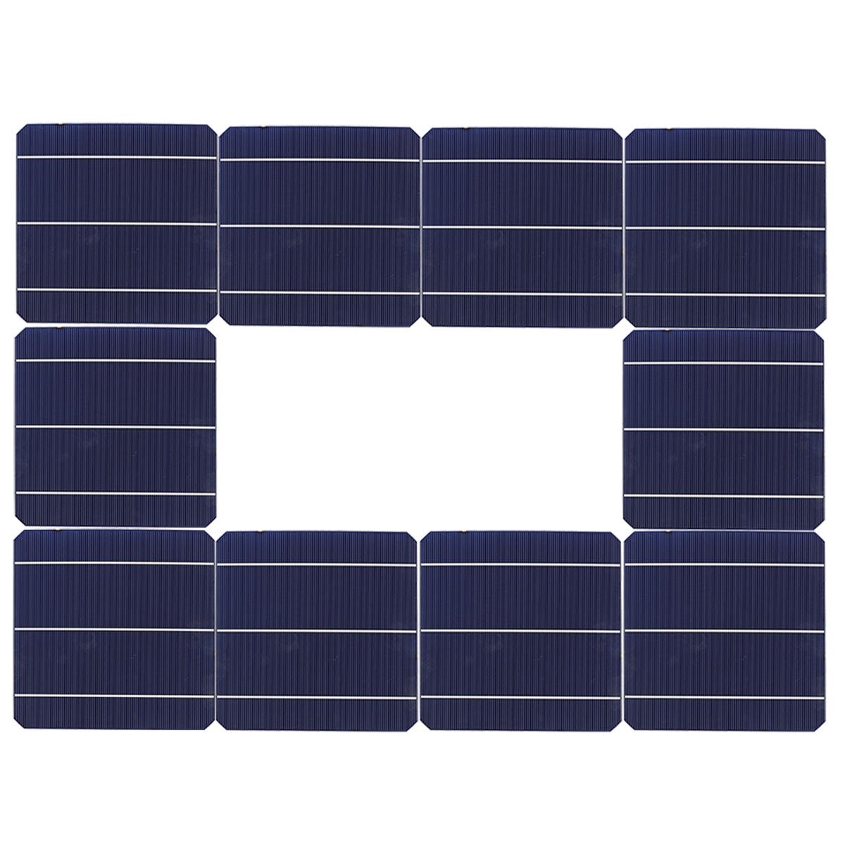 10Pcs 10W 156 * 156MM Photovoltaic Mono Solar Pane... – Grandado