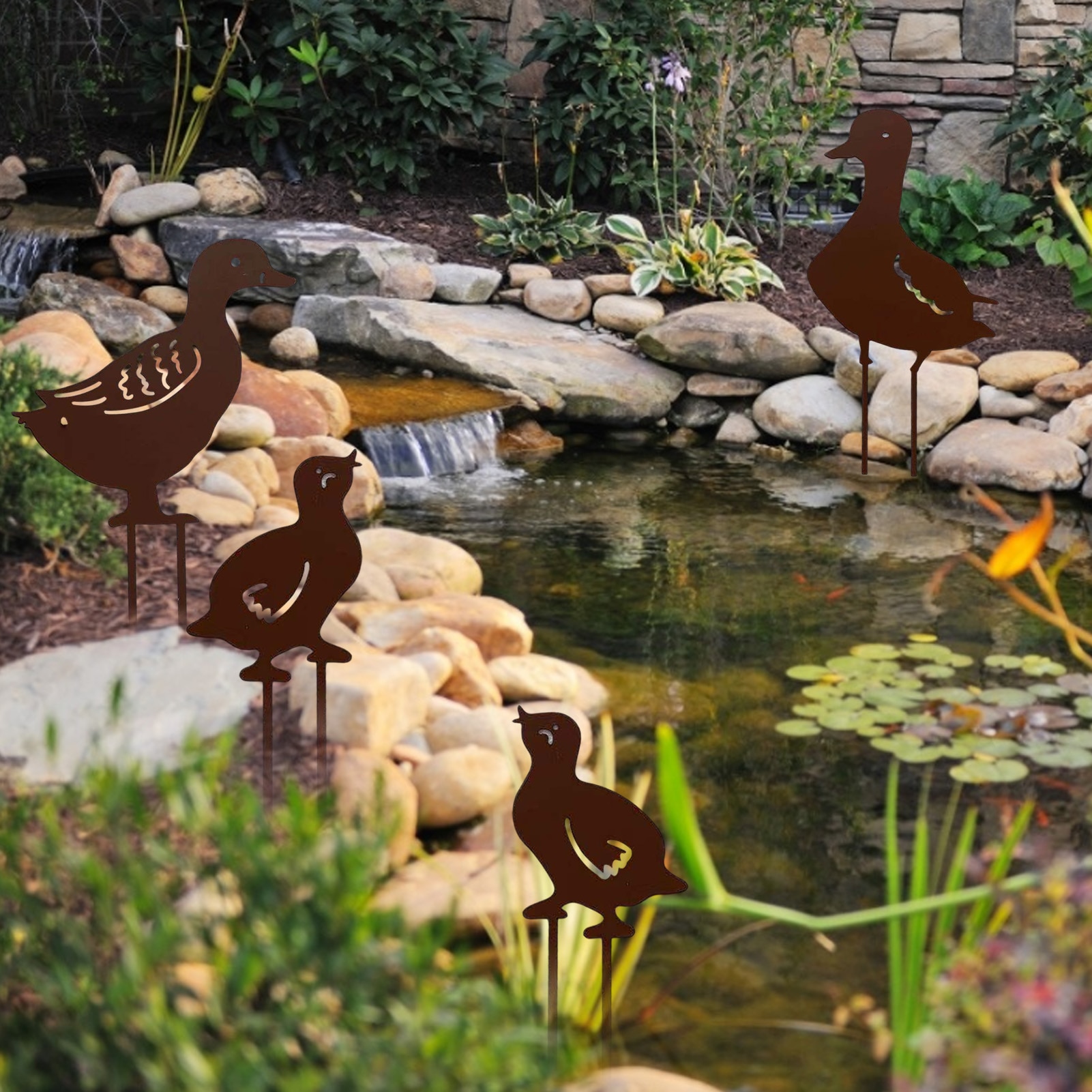 Duck Garden Decoration Outdoor Garden Statues Plas... – Vicedeal