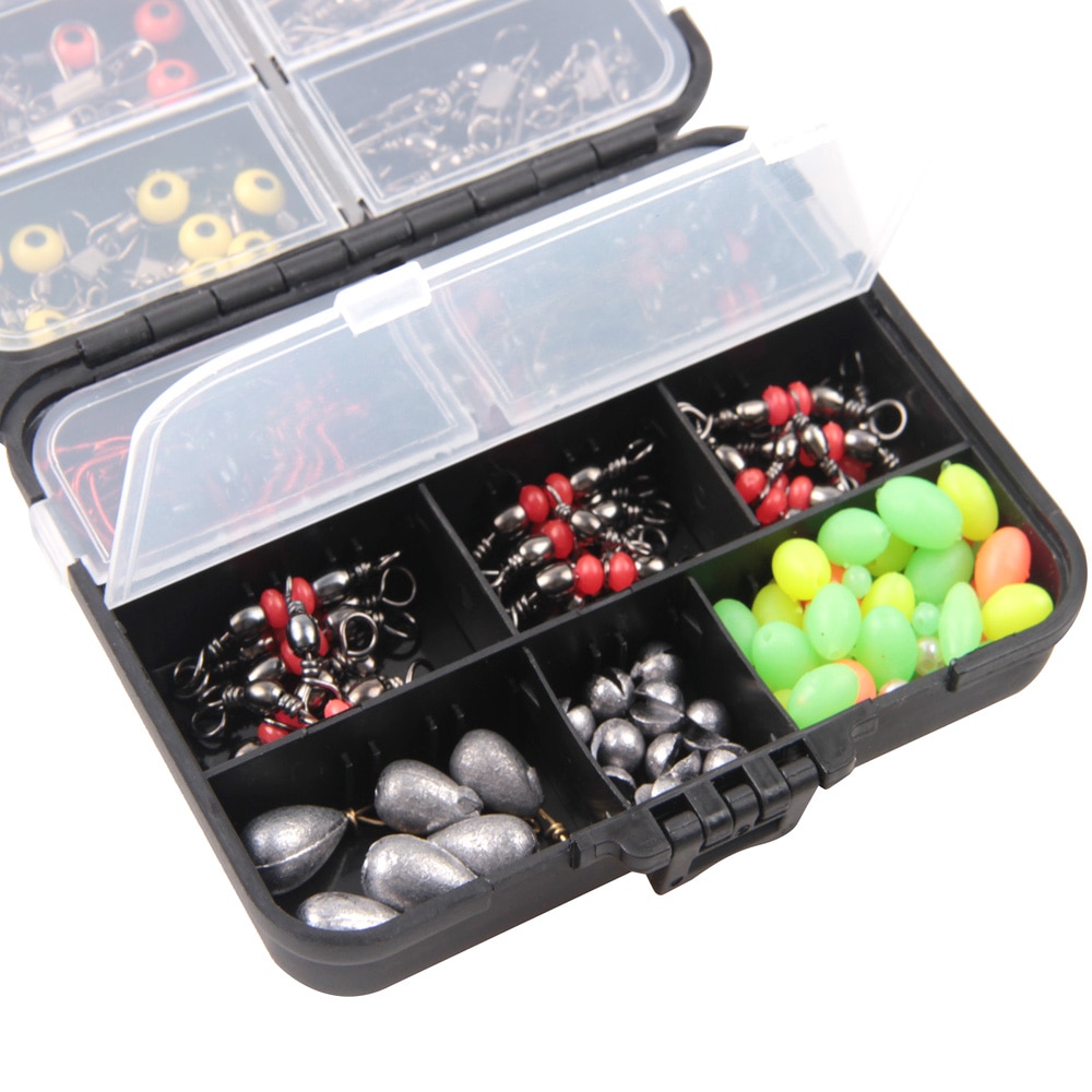 165Pcs Fishing Accessories Kit With Fishing Swivel... – Grandado