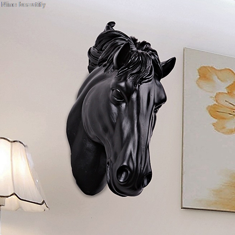 Wanddecoraties Beeldjes 3d Dier Art Home Hoofd Har... – Grandado