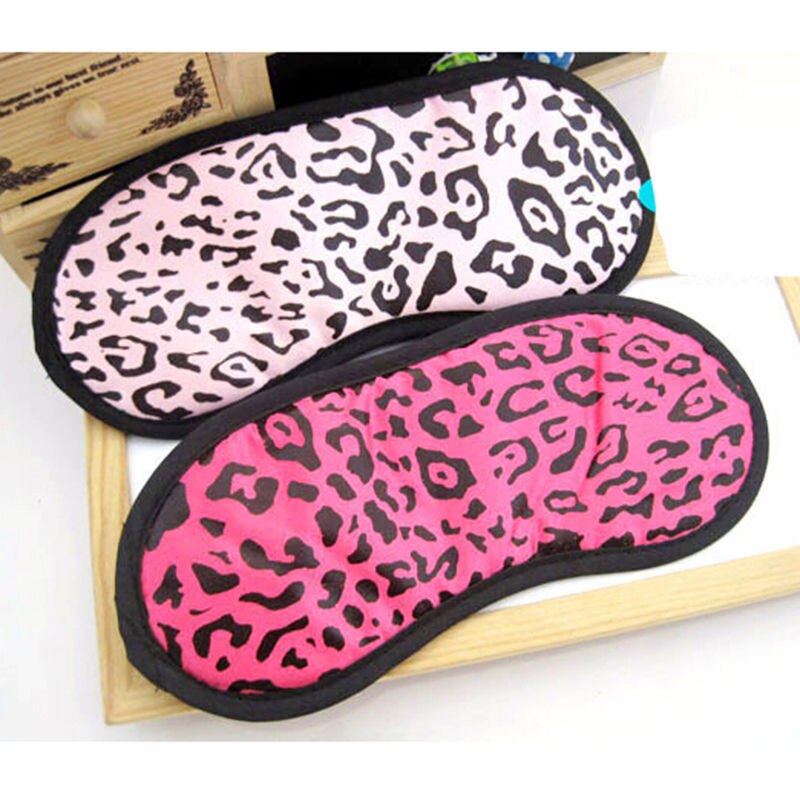 Leopard Print Travel Sleeping Eye Mask Cover Shade... – Vicedeal
