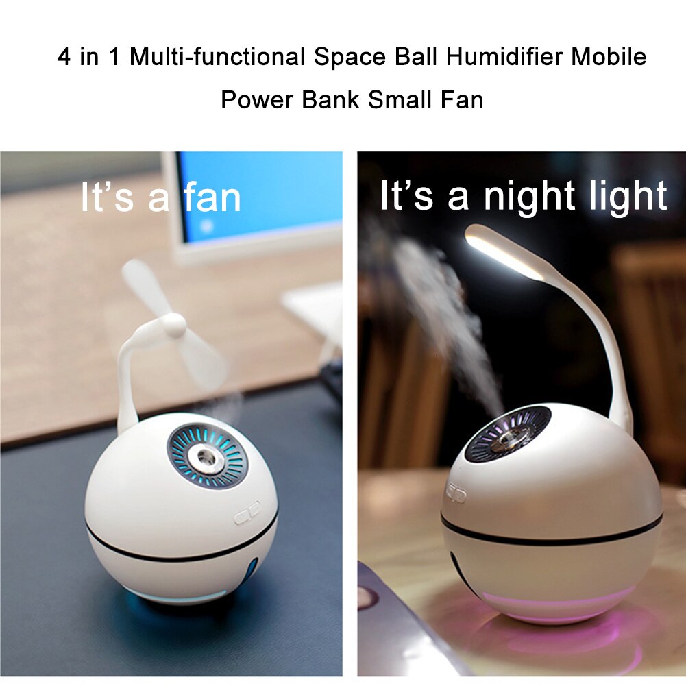 4 in 1 Multi-functional Space Ball Humidifier Arom... – Vicedeal