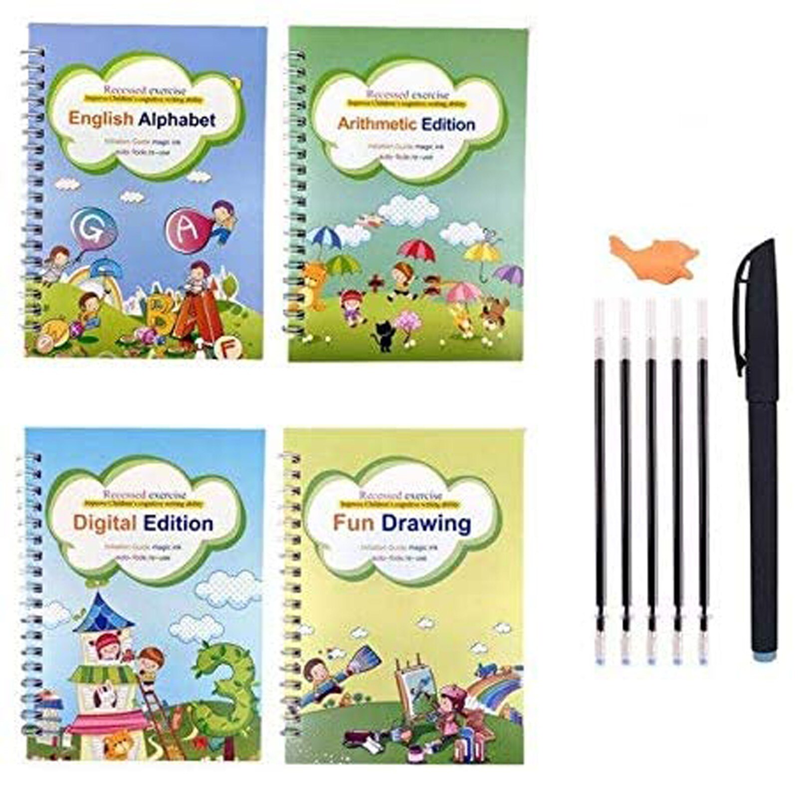 Magic Calligraphy Reused Handwriting 4 Copybook 1p... – Grandado