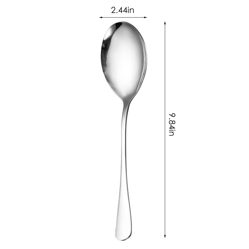 Big Spoon Large Round/Square Handle Stainless Stee... – Grandado