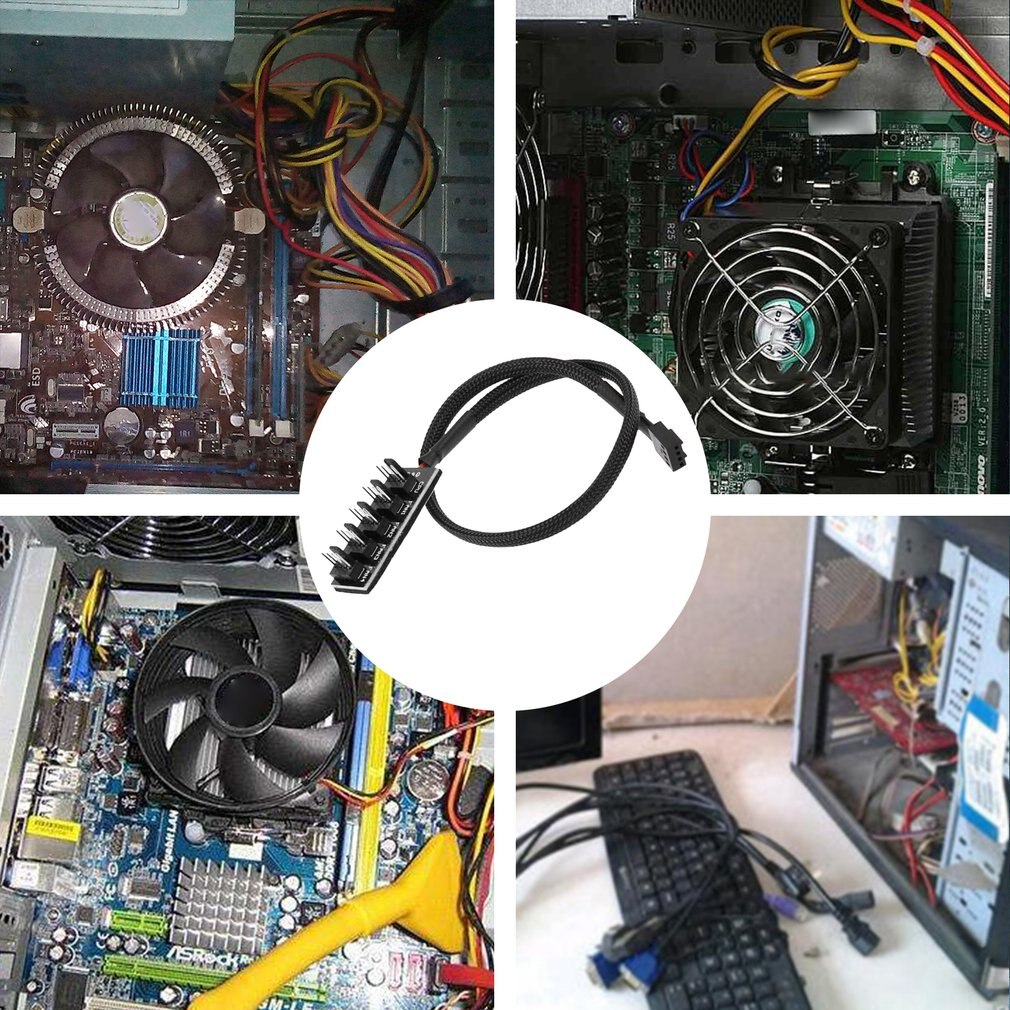 1 Tot 5 4-Pin TX4 Pwm Cpu Koelventilator/Case Spli... – Grandado