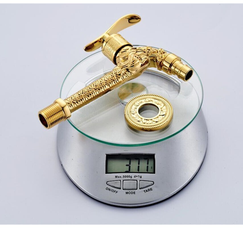 Art Gesneden Muur Mount Bibcock Messing Retro Tap ... – Grandado