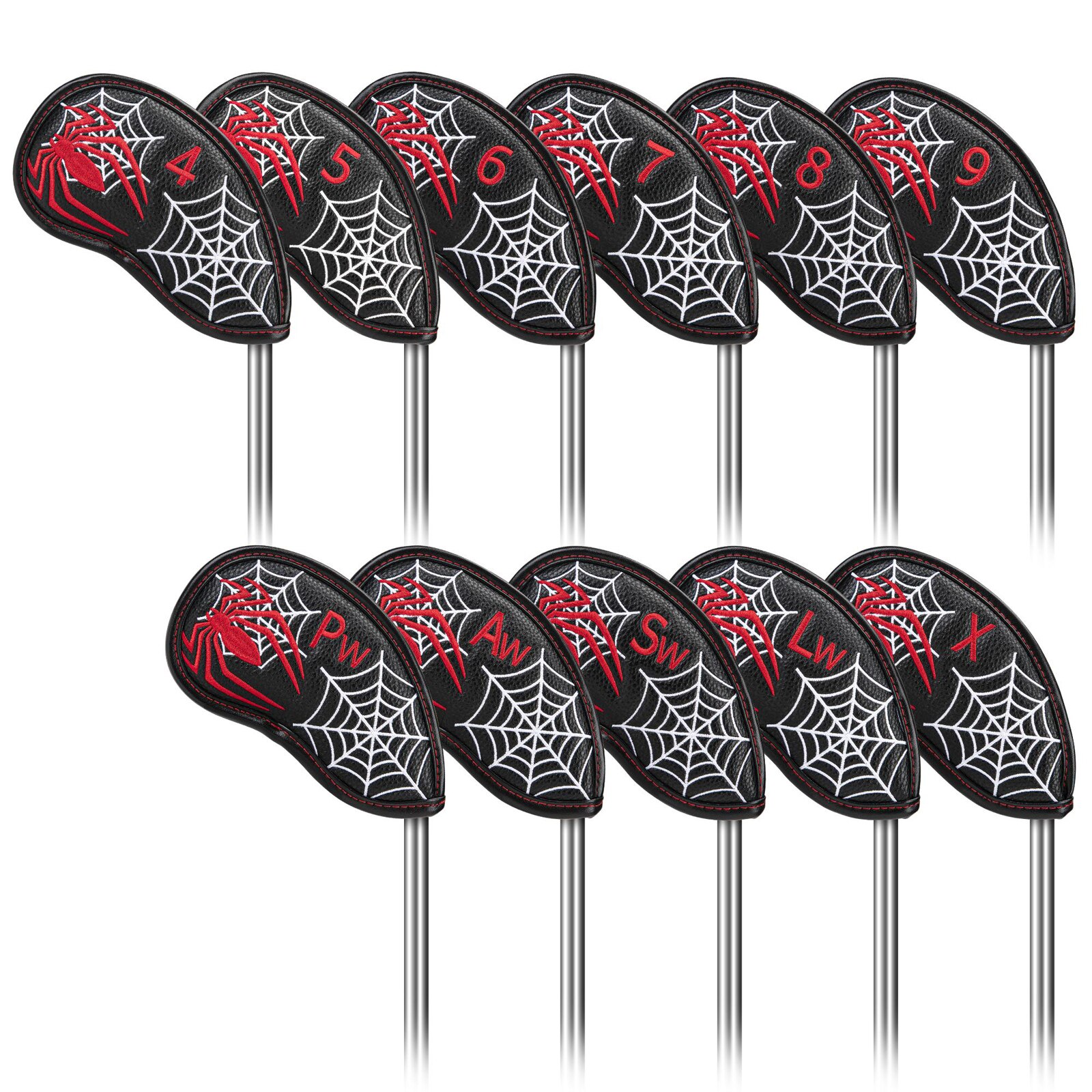 11 Piece Golf Club Iron Headcover With Embroidery ... – Vicedeal