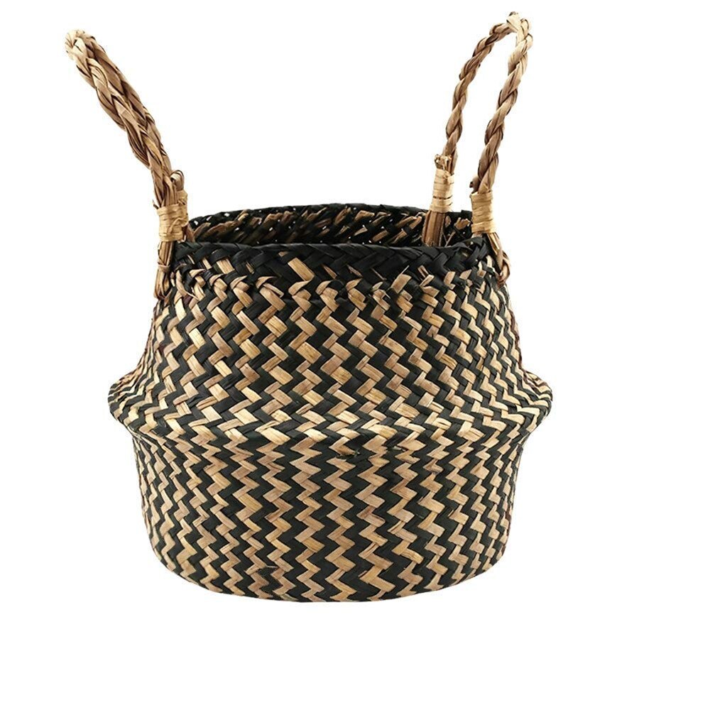 Container Storage Basket Seagrass Wicker Basket Fl... – Vicedeal