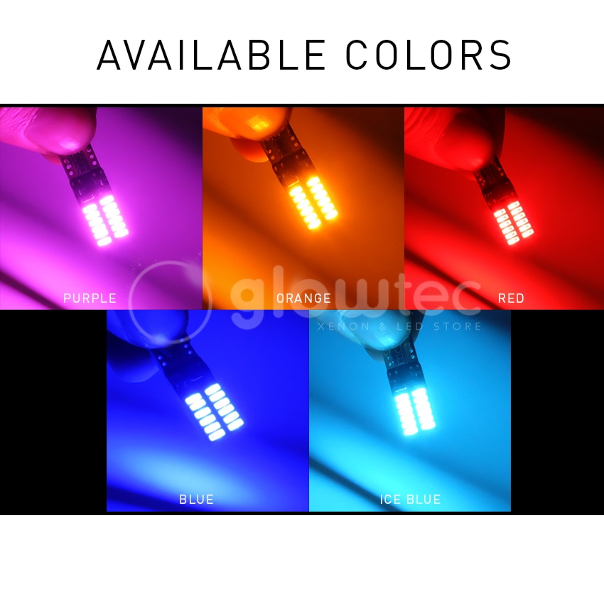 4Pcs T10 24smd Led Lamp Auto Canbus Geen Fout 12V ... – Vicedeal