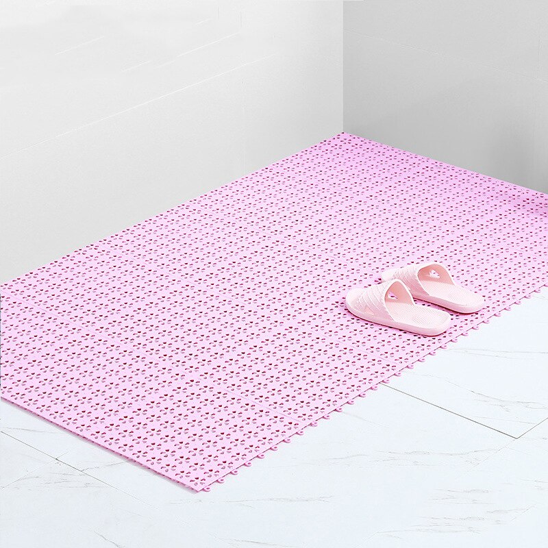 1Pcs PVC Non-Slip Tile Splicing Waterproof Mat wit... – Grandado