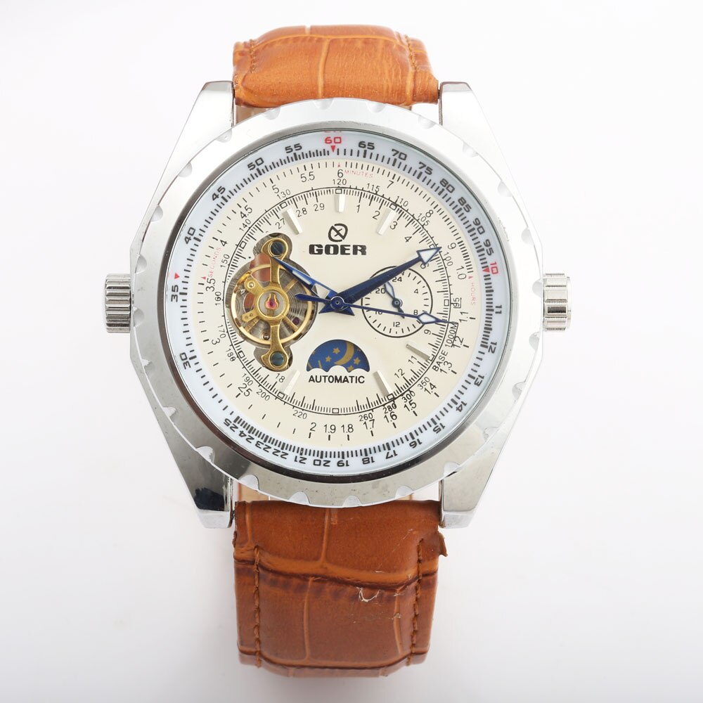 GOER Tourbillion Mens Dress Boy's Automatic Mechan... – Grandado