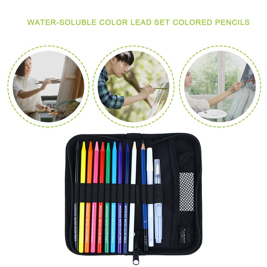 Water-soluble Color Lead Set Custom Colored Pencil... – Grandado