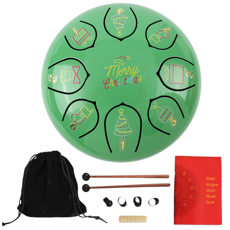 Steel Tongue Drum,6-Inches 8-Notes Ethereal Drum,P... – Vicedeal